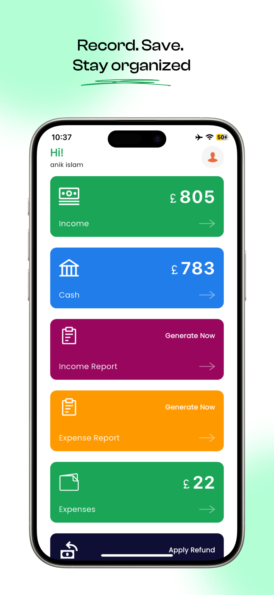 Money Sense | Personal Finance Tracker